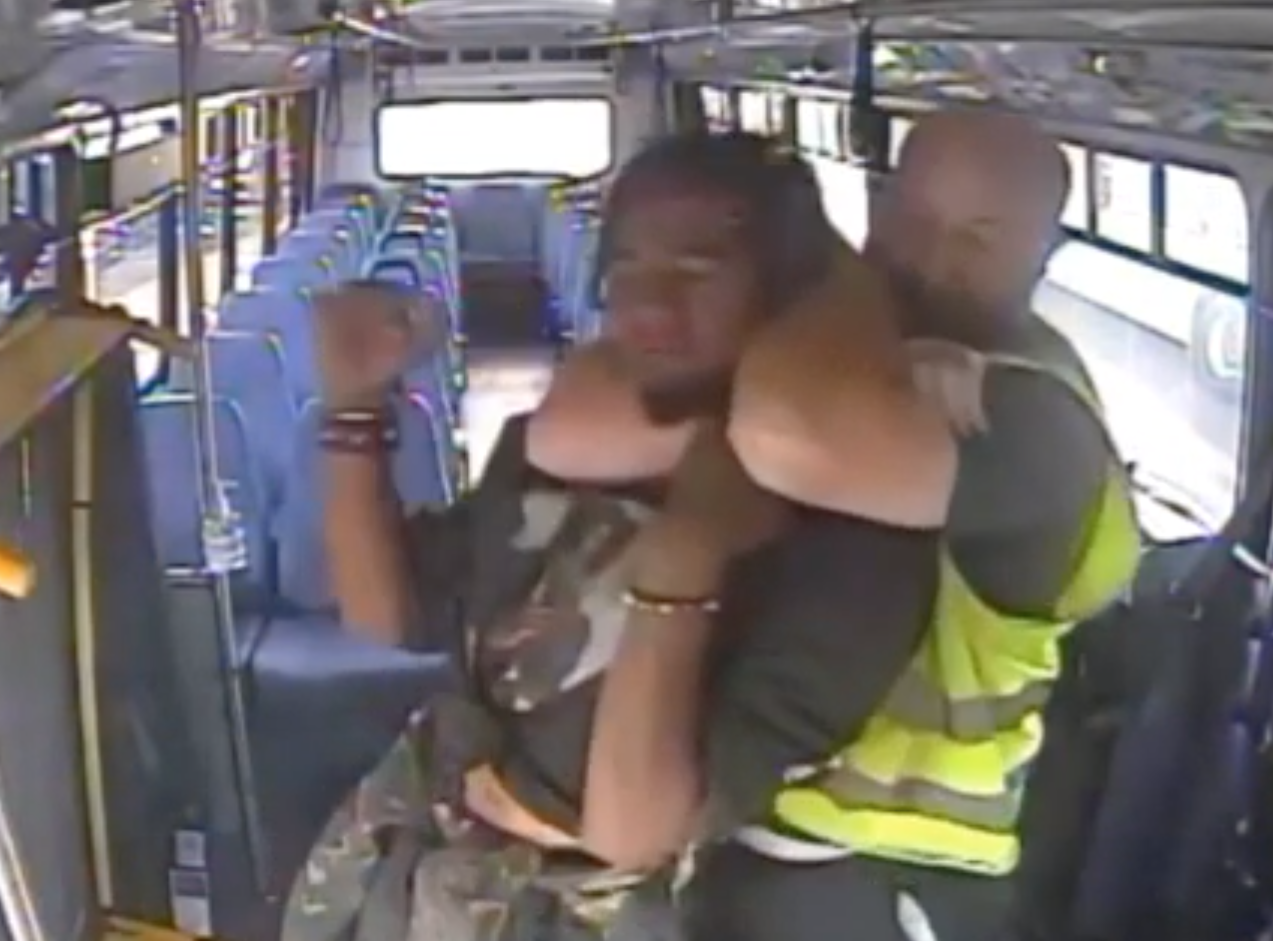 White Bus Driver Puts Black Passenger in a Chokehold [with video]