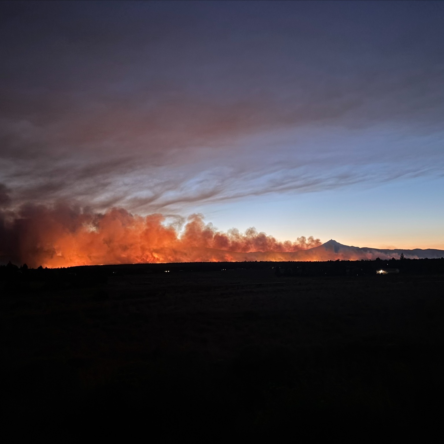 Flat Fire Triggers Evacuation Notices - The Source - Bend, Oregon