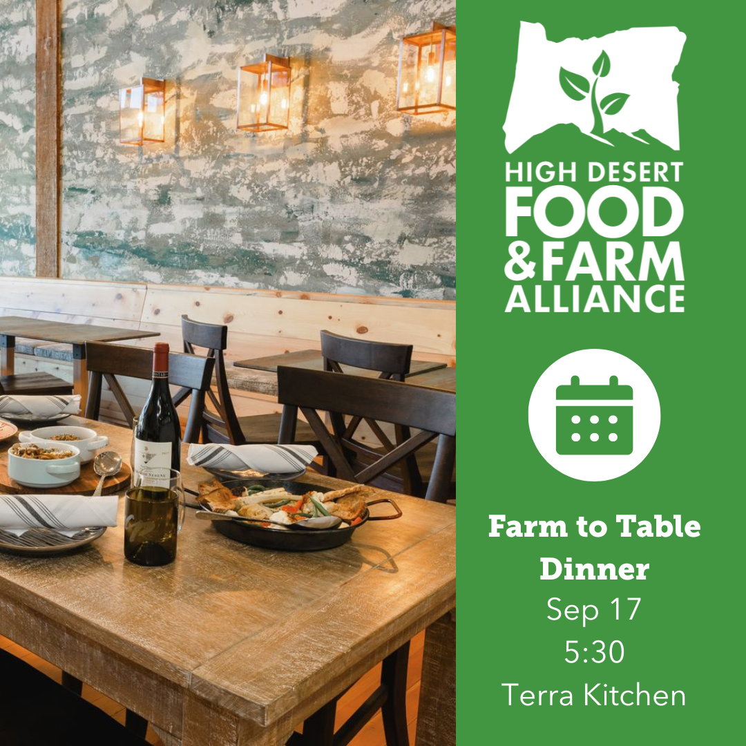 Farm to Table Dinner at Terra Kitchen - The Source - Bend, Oregon