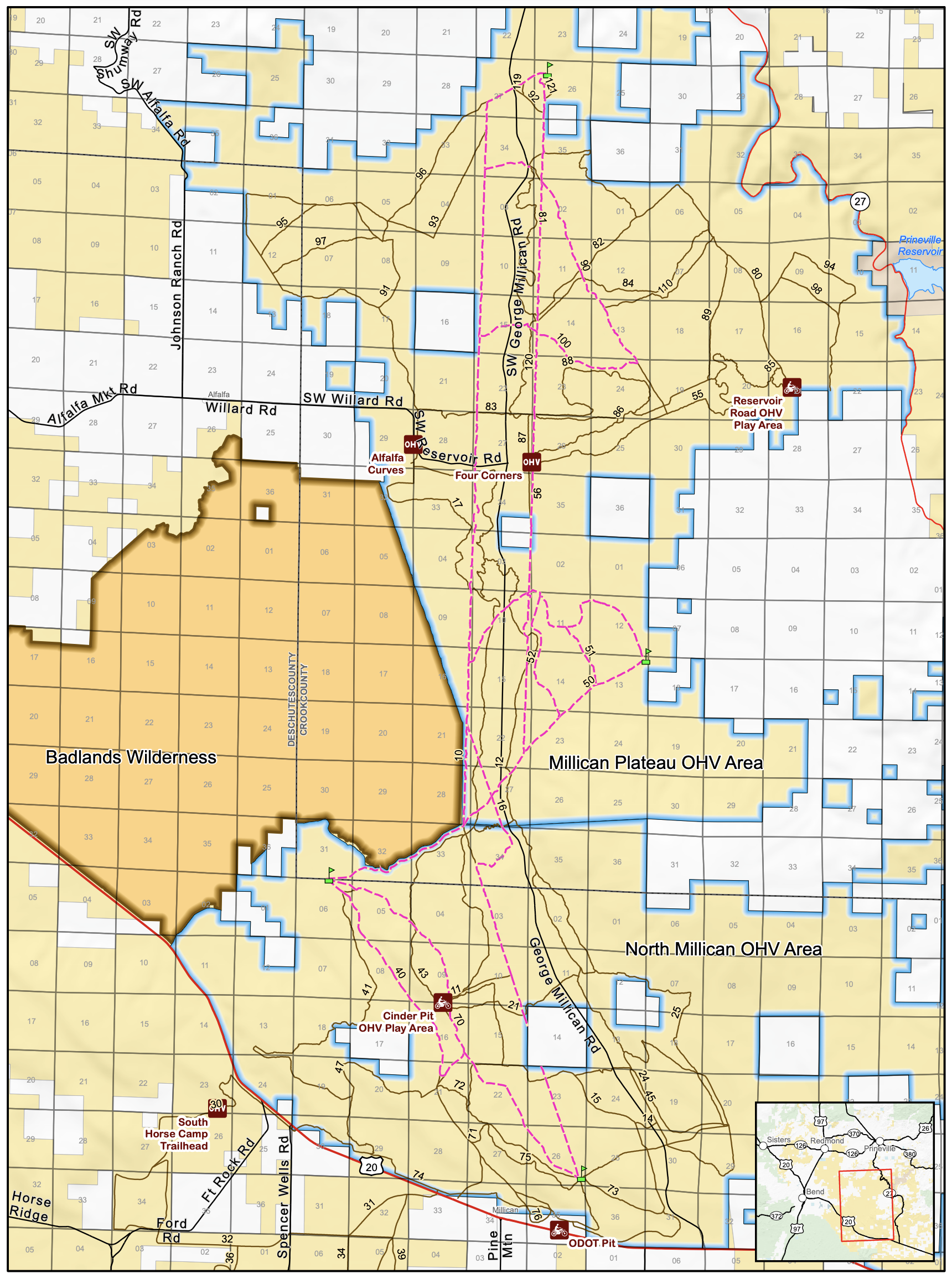 Race Prompts Temporary Closure of Portions of Millican Plateau, North ...